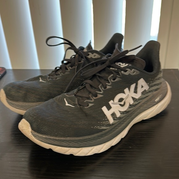Hoka | Shoes | Hoka One One Mens Mach 5 Black Sneakers Size 9b | Poshmark